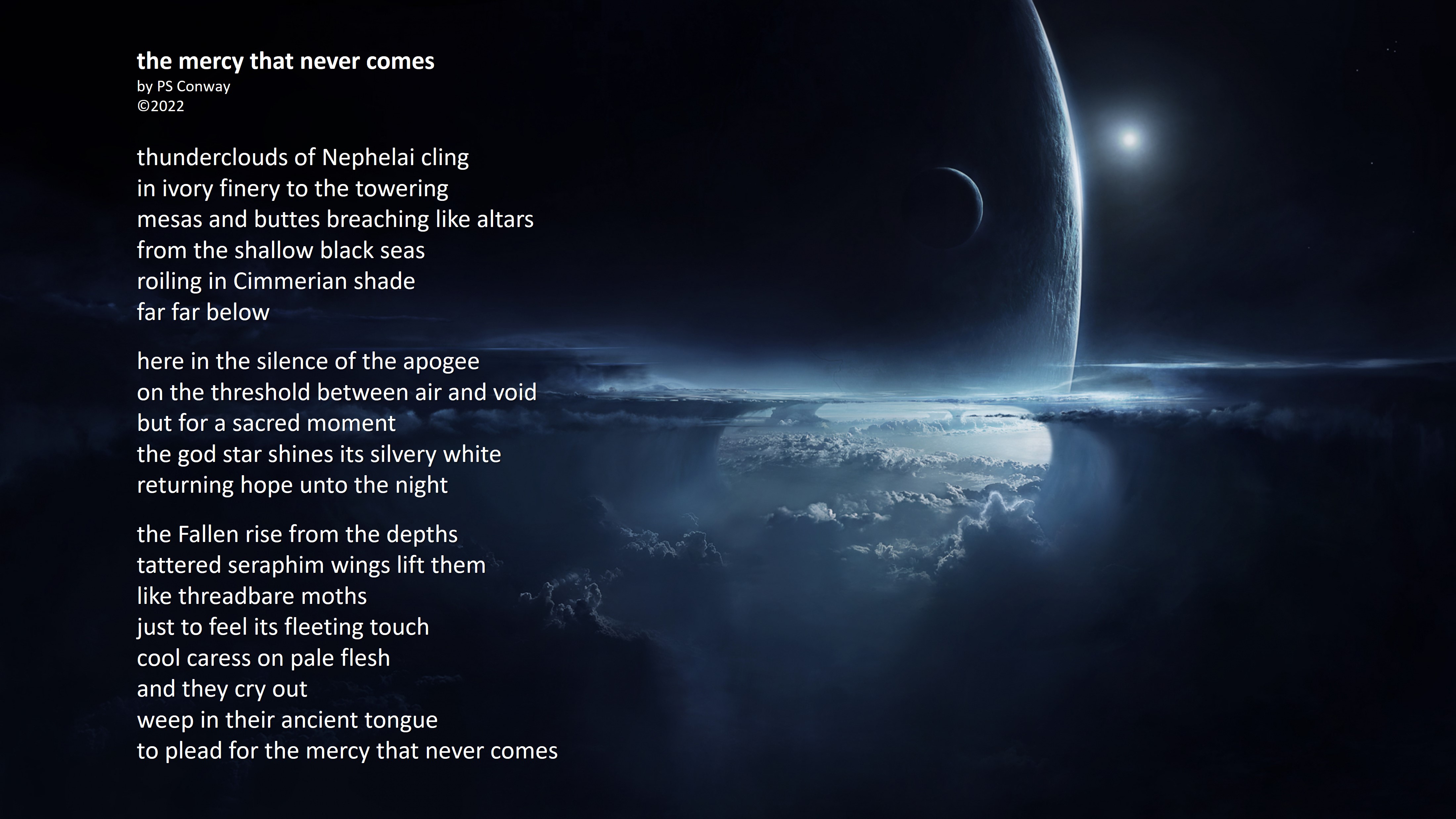 the-mercy-that-never-comes – Poetry by PS Conway