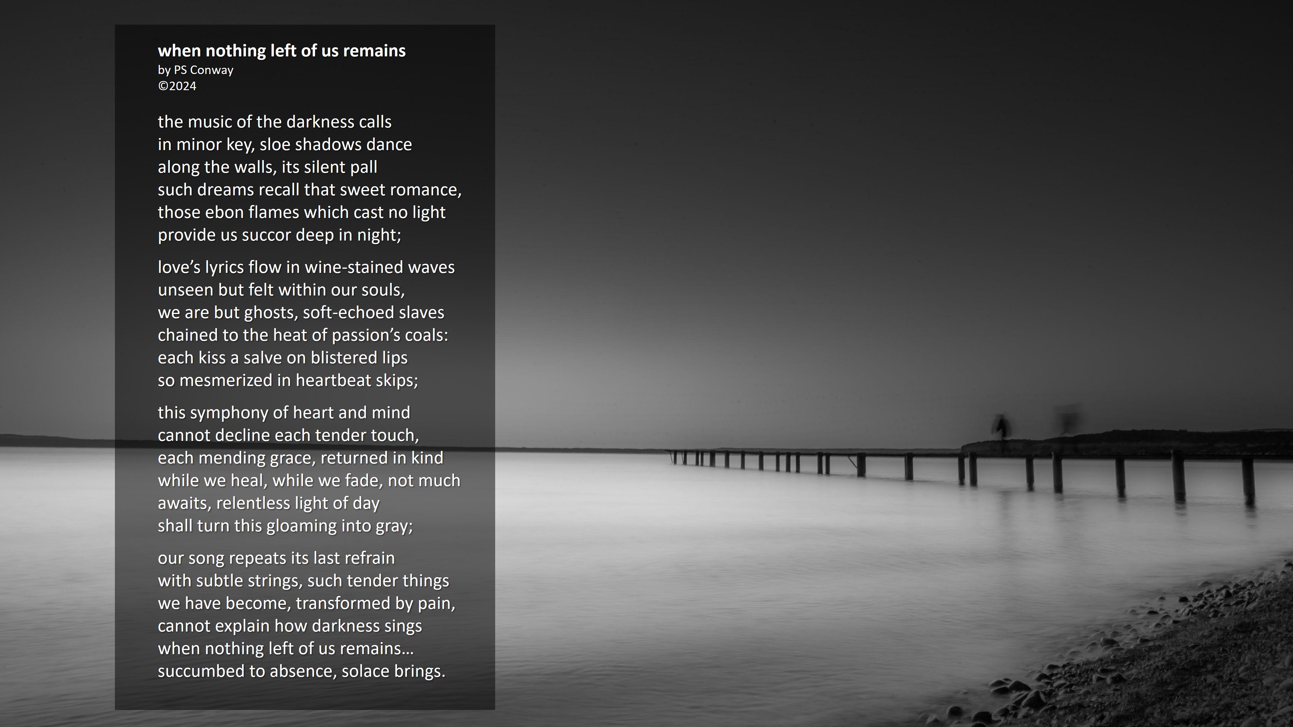 when-nothing-left-of-us-remains-1 – Poetry by PS Conway